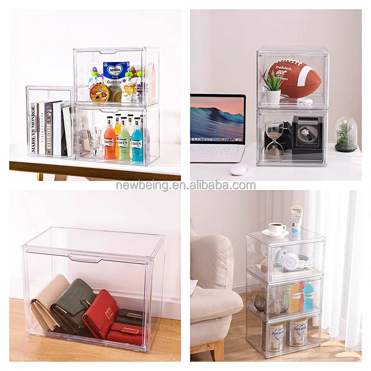 Acrylic Handbag Display Box - Clear, Magnetic, Customizable