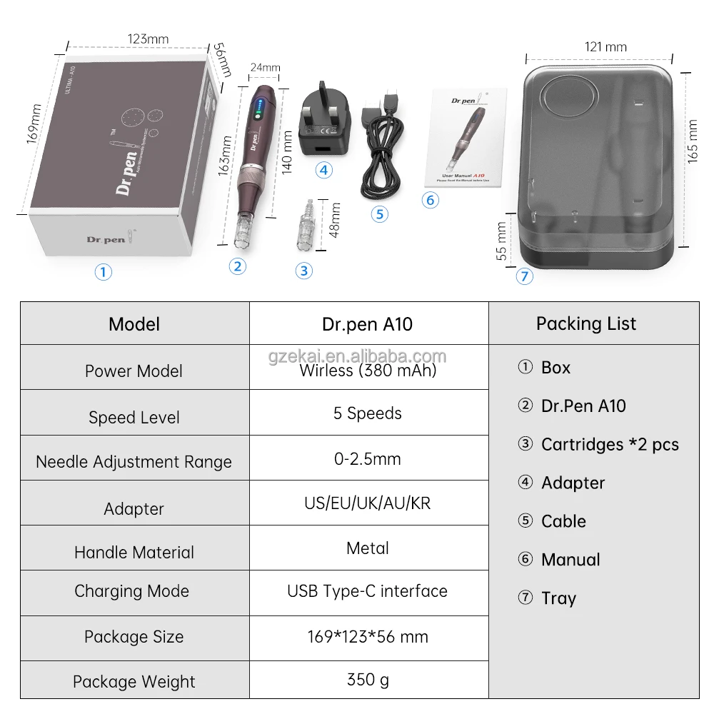 Dr.pen A10 Derma Stamp Pen - Microneedling for Skin Care