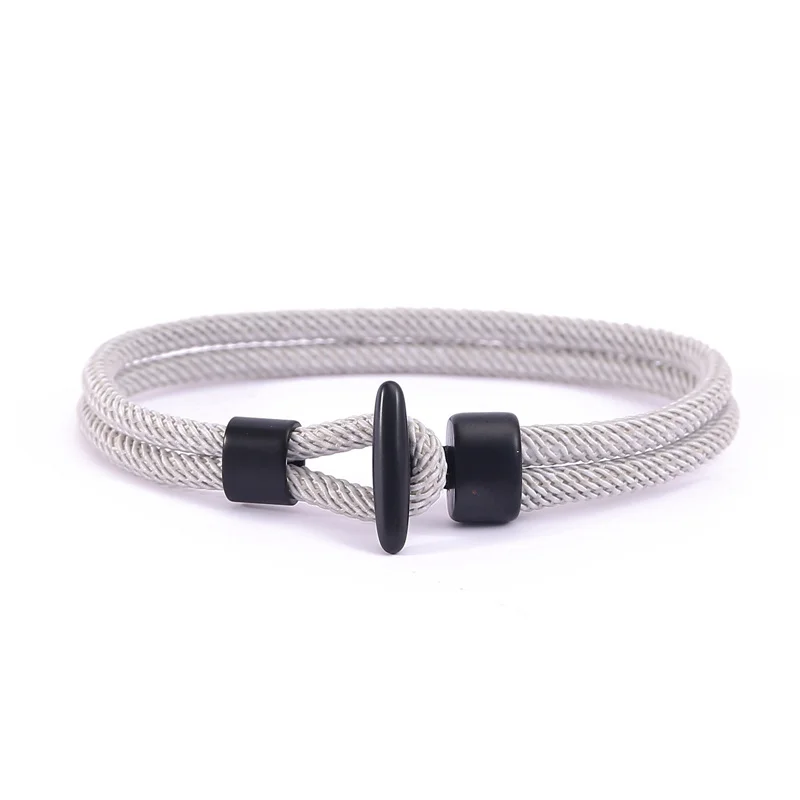 Simple Design Milan Rope Bracelet Handmade Men Women Outdoor Survival ...
