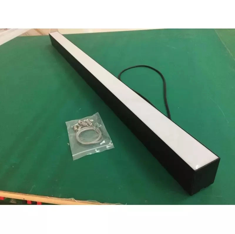 Customized Shaped Modern Suspended Slim Linear Light Rectangular Up ...