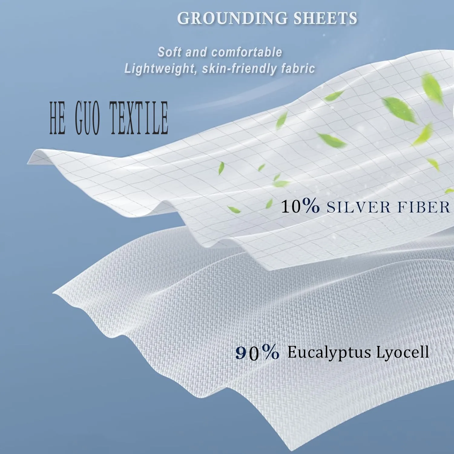 10% Conductive Silver Fiber Grounding Bed Sheets - Eucalyptus Lyocell