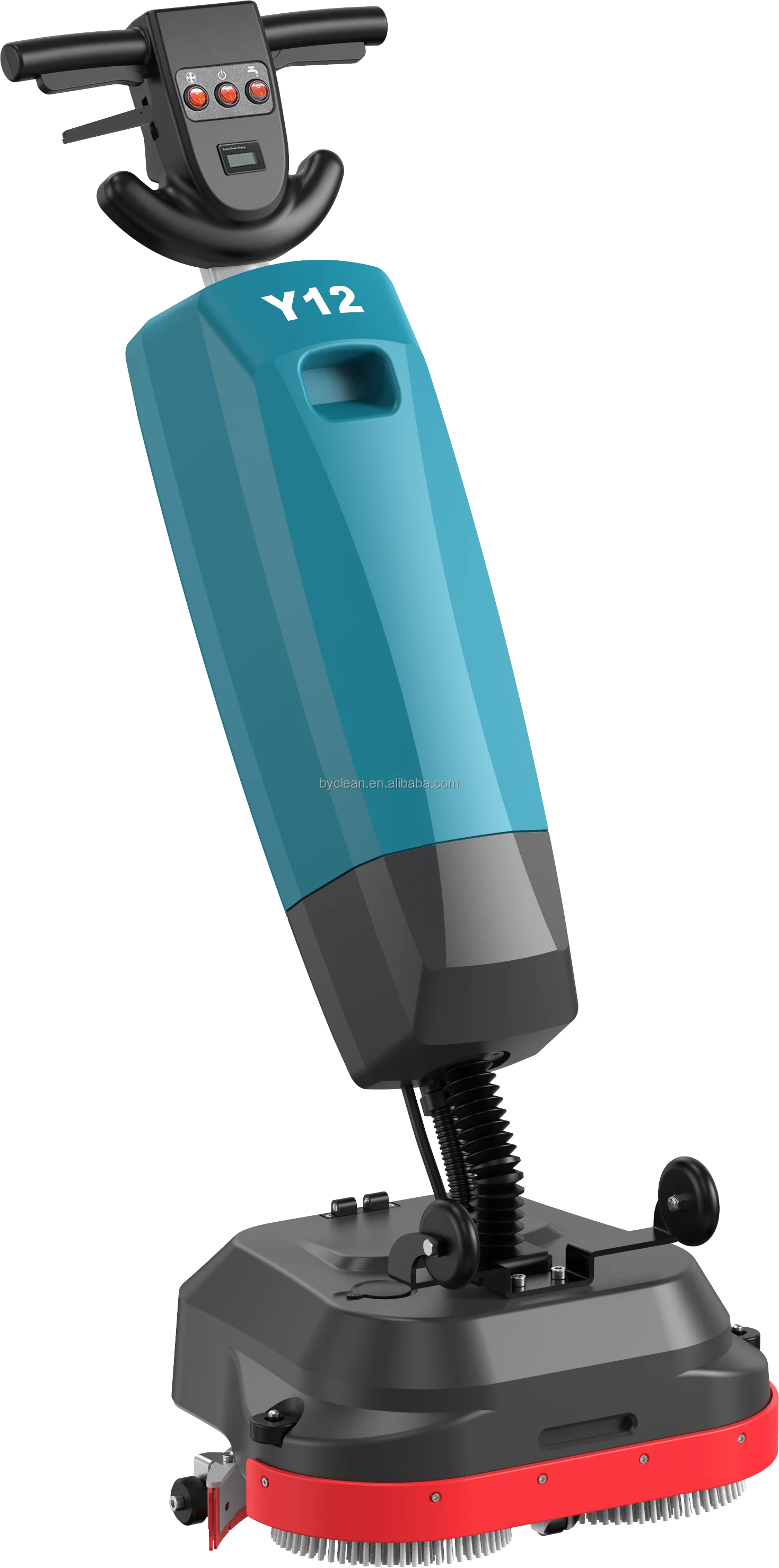 T12 JIEBA Hand Operated Portable Floor Scrubber MINI Electric Power ...