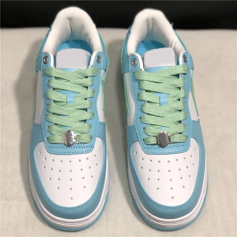 Bapestas Casual Shoes For Men Woman Fashion Patent Leather Luxury ...