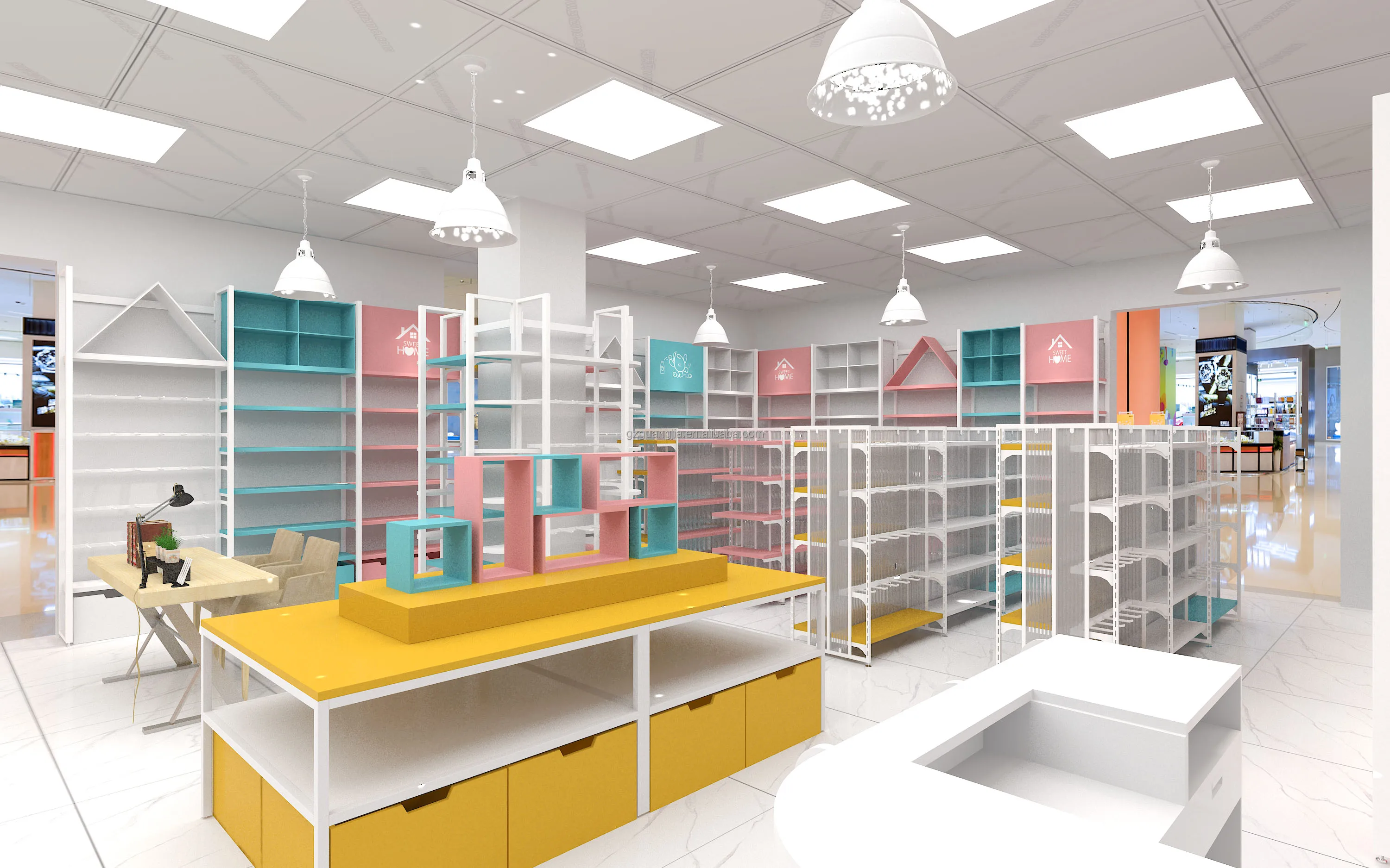 Commercial Cosmetic Display Cabinet For Beauty Salon Retail Shop ...