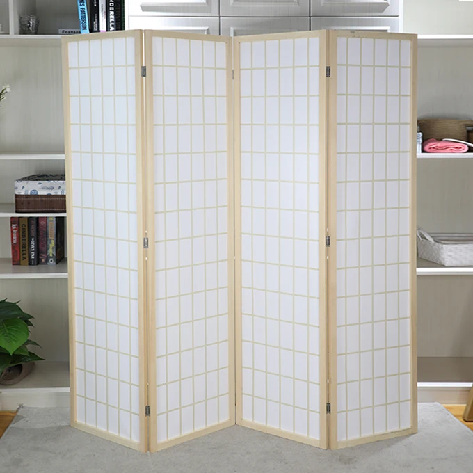 Japanese Foldable Portable Room Divider Eco-Friendly Cotton Wood Paper ...