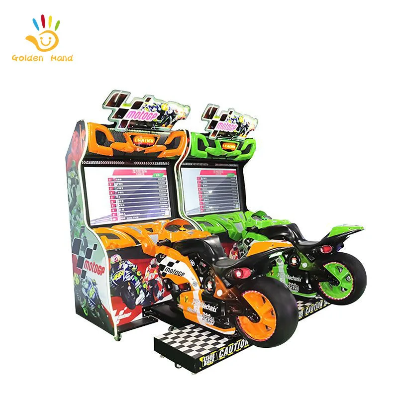 Second Hand Indoor Coin Operated GP Moto Bike Full Motion Motorcycle ...