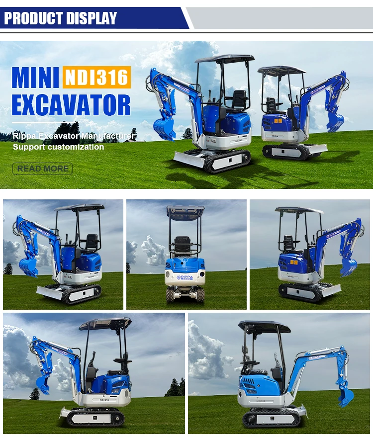 Rippa Epa Scavatore Excavator Mini Trencher Clean Up Dirt Bager Multi ...