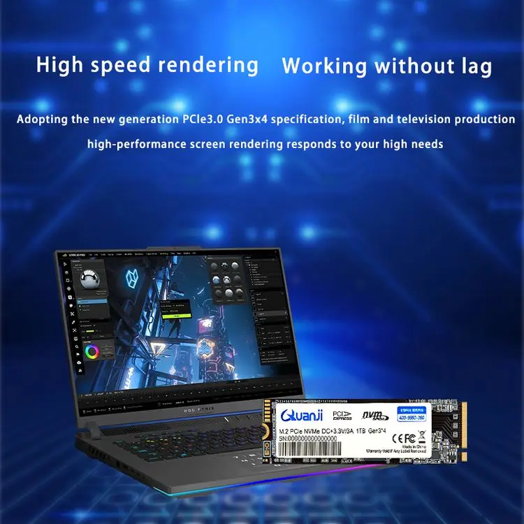 NEW NVMe High Performance NVMe PCIe 2280 M.2 SSD 512GB Gen 3*4 Internal ...