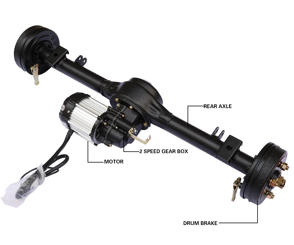 Customized E-Rickshaw Differential Hydraulic Drum Brake