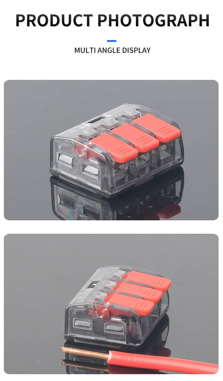 JINH Releasable Spring Cable Lever - 32A/450V Electrical Connector