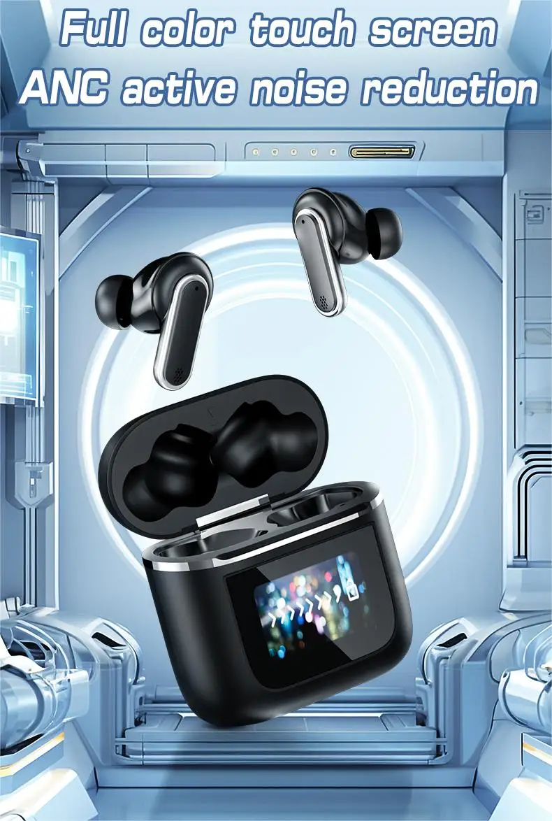 ANC ENC 2025 New Hot Selling Headset Gaming in Ear TWS Earbuds Earphone ...
