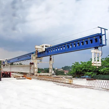 180 Ton Single Box Girder Launcher For Highway Bridge Launching Girder ...