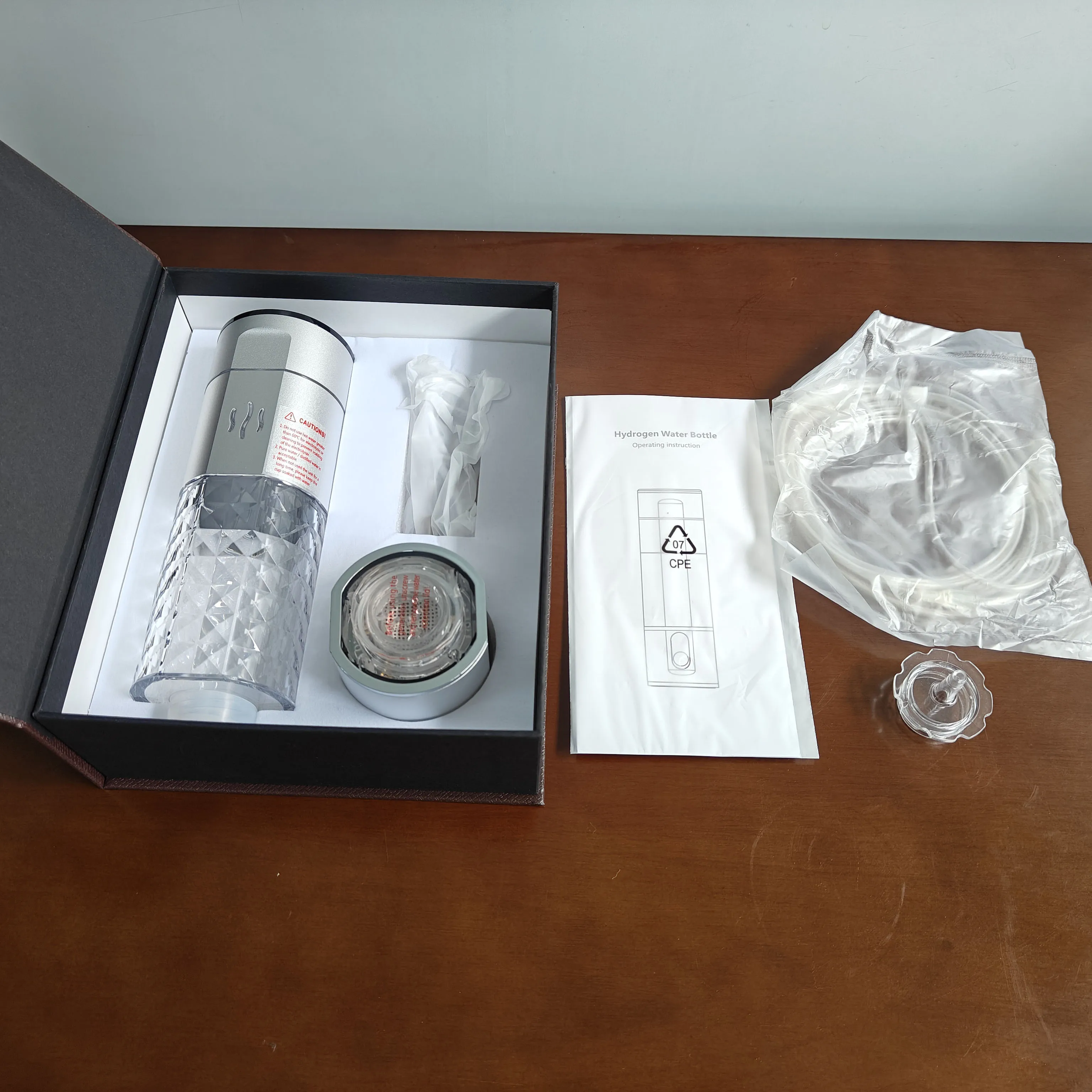 Higher Concentration 5000ppb+ Hydrogen Rich Water Bottle Flask Ionizer Cold Hydrogen Water for ...