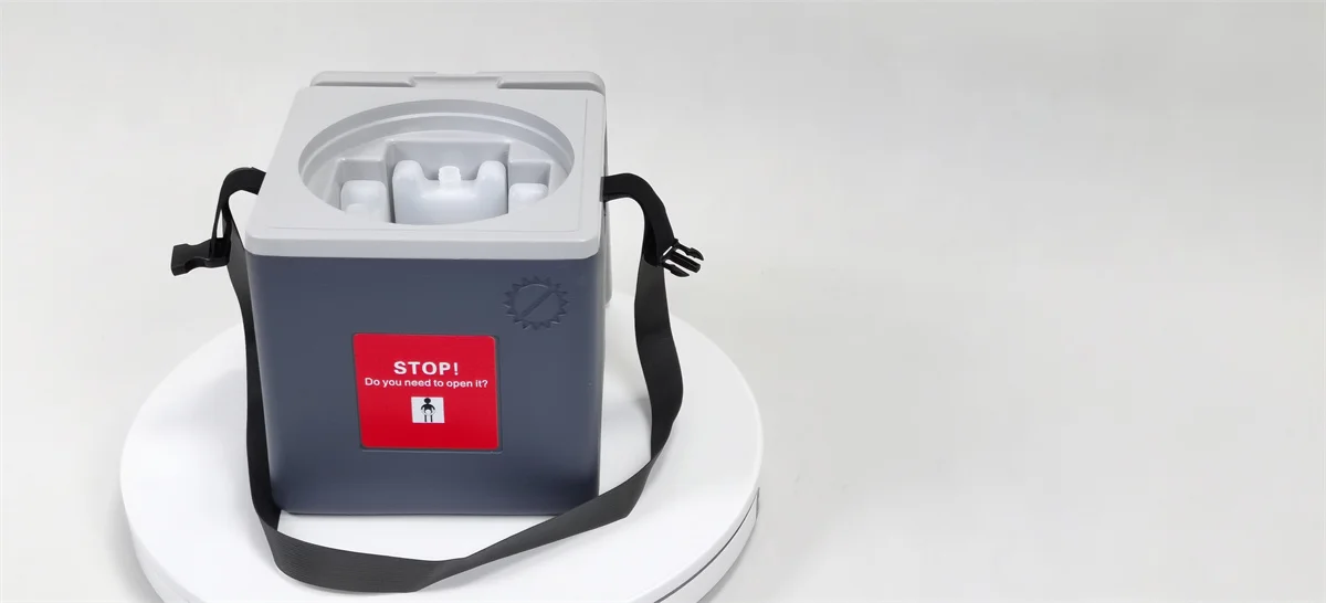 1.5l Portable Refrigerator Vaccine Drugs Ice Chest Medicine Cooler Box ...