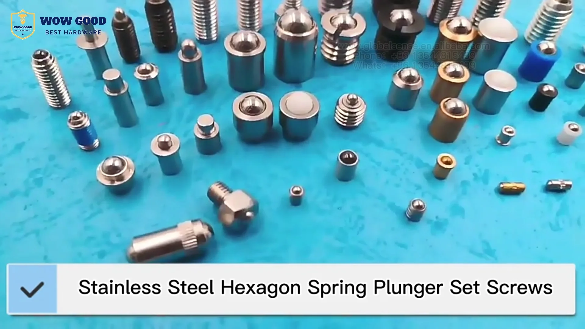 Inner Hexagonal 304 Stainless Steel Hexagon Spring Plunger Ball Point ...