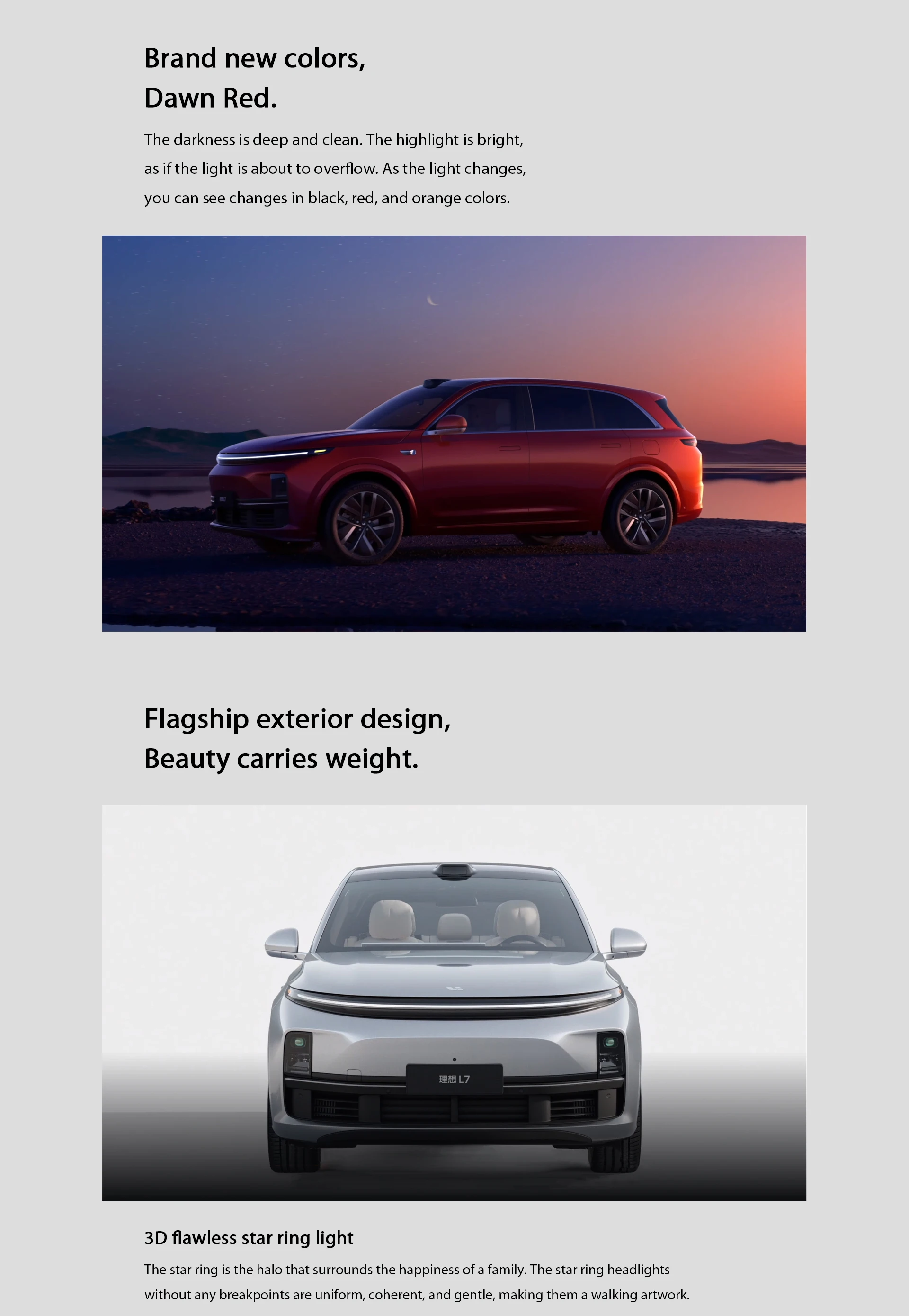 Cheap Price Leading Ideal Li L7 Air Pro Max Hybrid Car Medium Large Suv 4 Wheel Drive New Energy ...