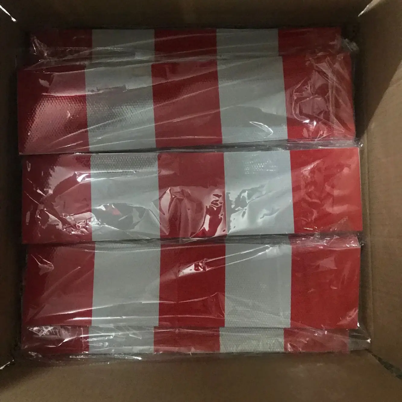 DOT-C2 Red White Vehicle Reflective Warning Tape Reflectorized Sticker ...