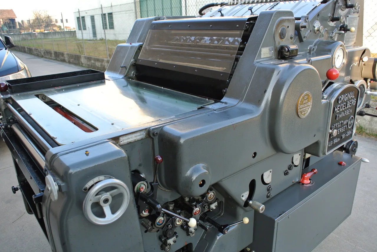 USED Heidelberg Kord 64 Offset Printer - Multicolor Printing