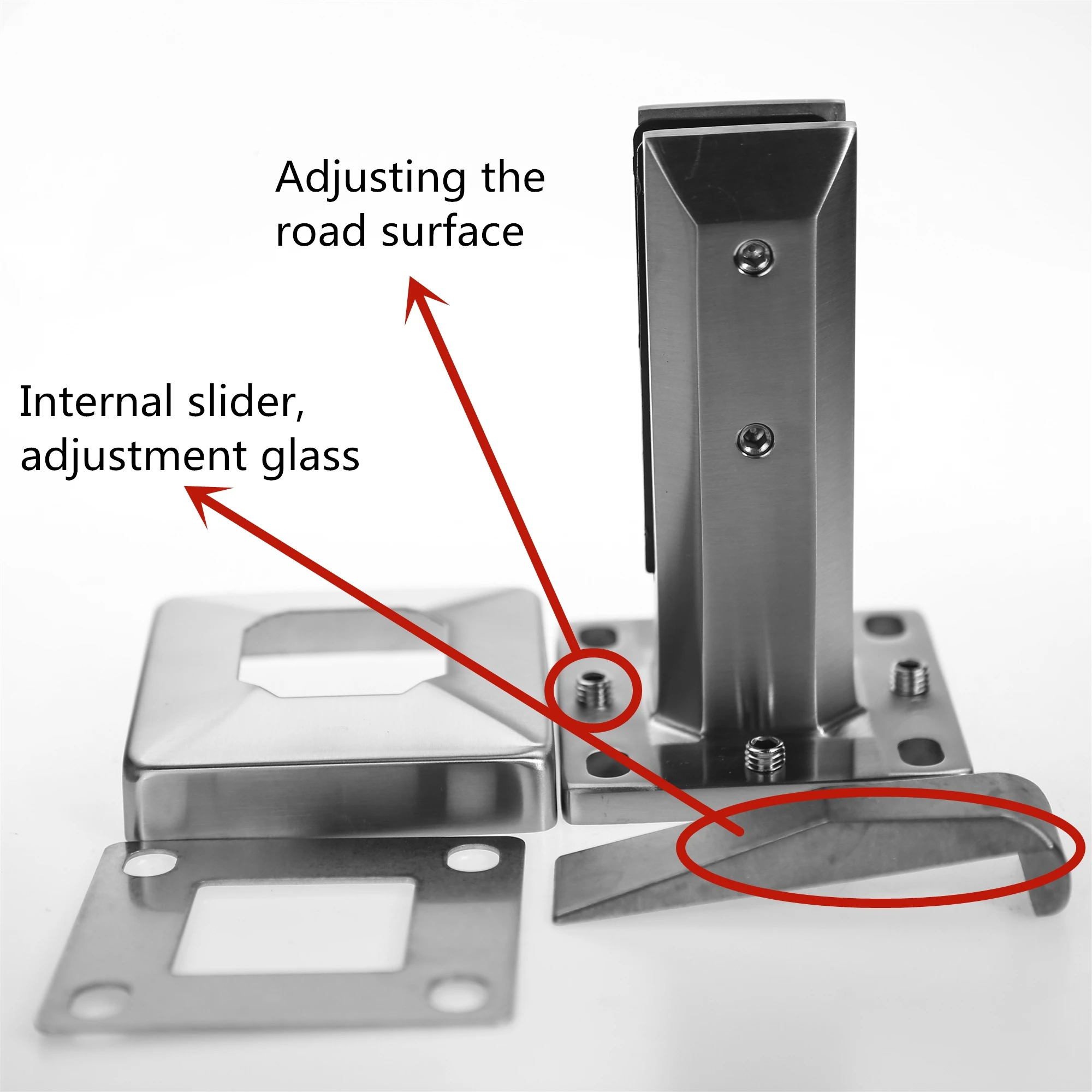 ZDCAST Adjustable Glass Spigot - Frameless Pool Fencing
