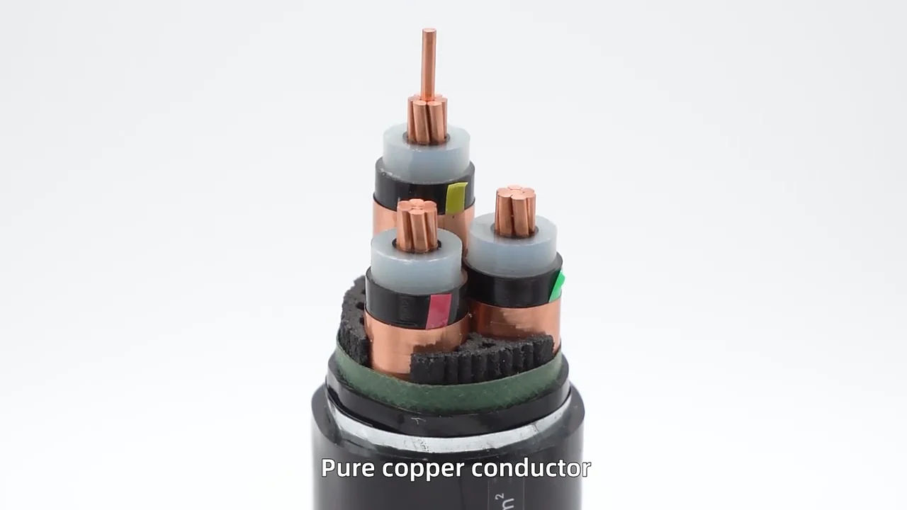 Medium Low Voltage Electrical Wire Cable 10kv 15kv Xlpe Insulated Steel ...