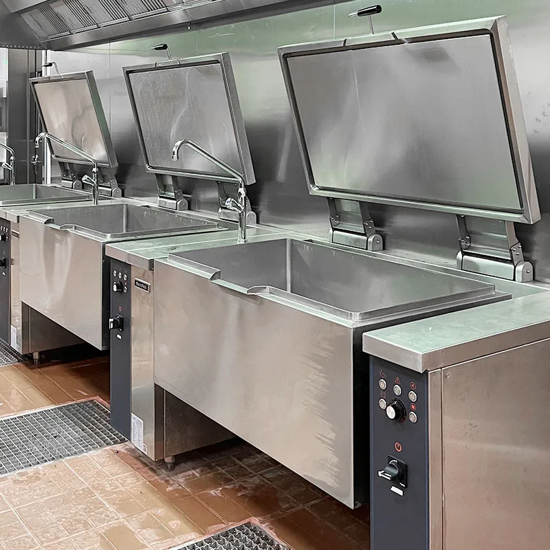 Commercial 80 120 170l Big Large Deep Frying Pan Induction Electric ...