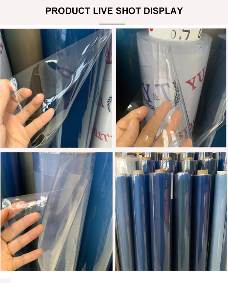 Clear PVC Film Roll Transparent Soft Waterproof Thickness 0.1mm-5mm ...