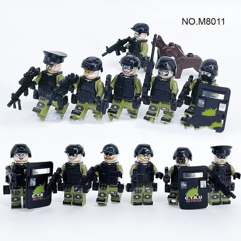 12pcs/sets Equipped Special Forces Swat Vest Belt Soldier Defense ...