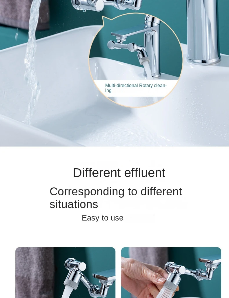 1080 New Copper Electroplating Splash Guard Universal Rotation Anti ...