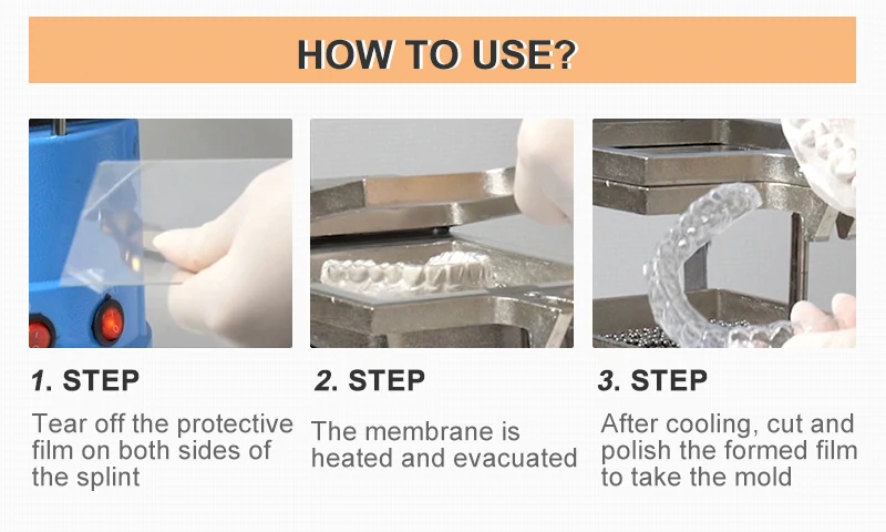 3mm Soft Plastic Vacuum Forming Sheet/ Thermoforming Dental Trays - Buy ...