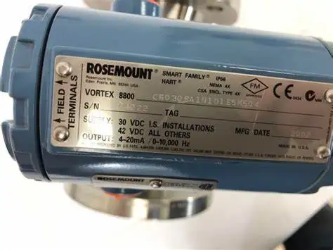 Emerson Rosemounte 8800 Vortex Flow Transmitter 8800d 4-20 Ma Vortex ...