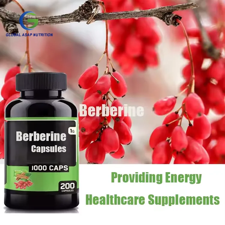 Organic Berberine Hydrochloride Phytosome Capsules 1000mg