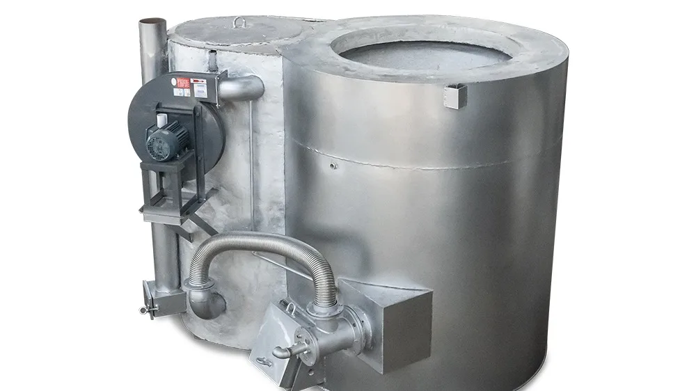 Gas/oil Fired Scrap Meltal Melting Furnace For Aluminum Ingots And Die ...