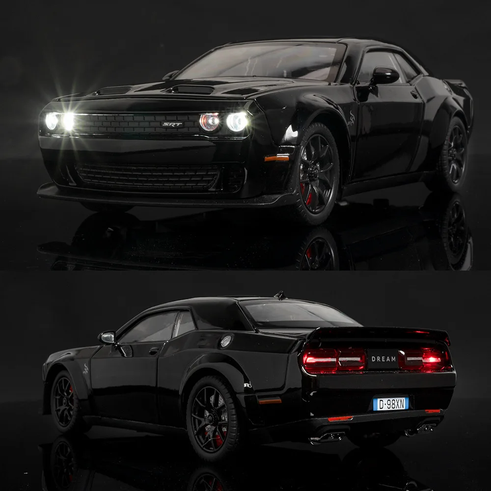 Alibaba.com: CHEZHI 1:24 Challenger SRT Hellcat Alloy Muscle Car Model ...