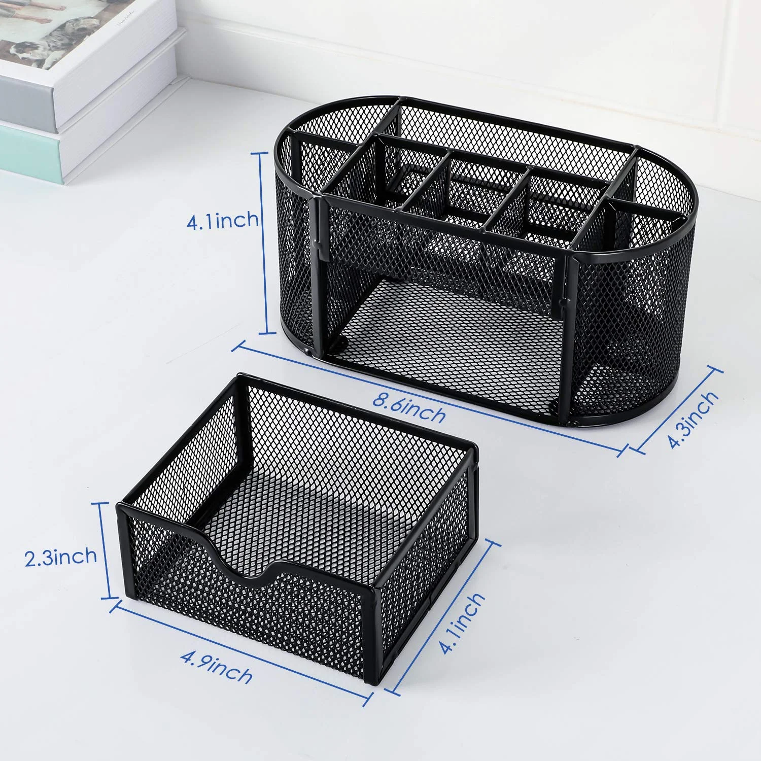 Custom Home Office Supplies - Durable Metal Mesh Organizer