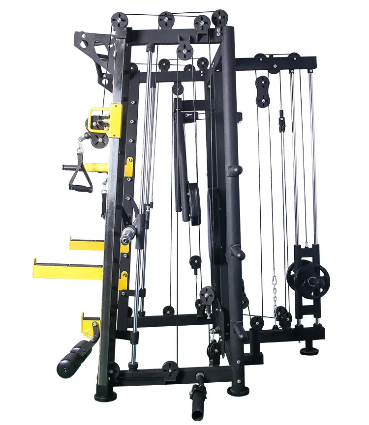 Smith Machine Gantry Fitness Home Set Multi-function Station With ...