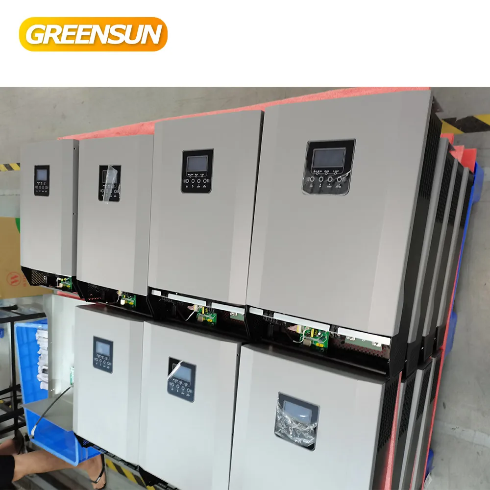 48v 5kw 4kw 3kw 220-230v Pure Sine Wave Off Grid Hybrid 5kw Solar ...