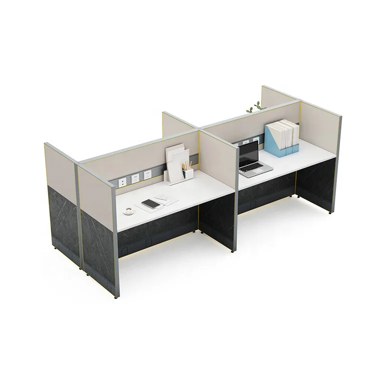 Call Center Office Cubicle Desk for 4 Persons for Office Partitions ...