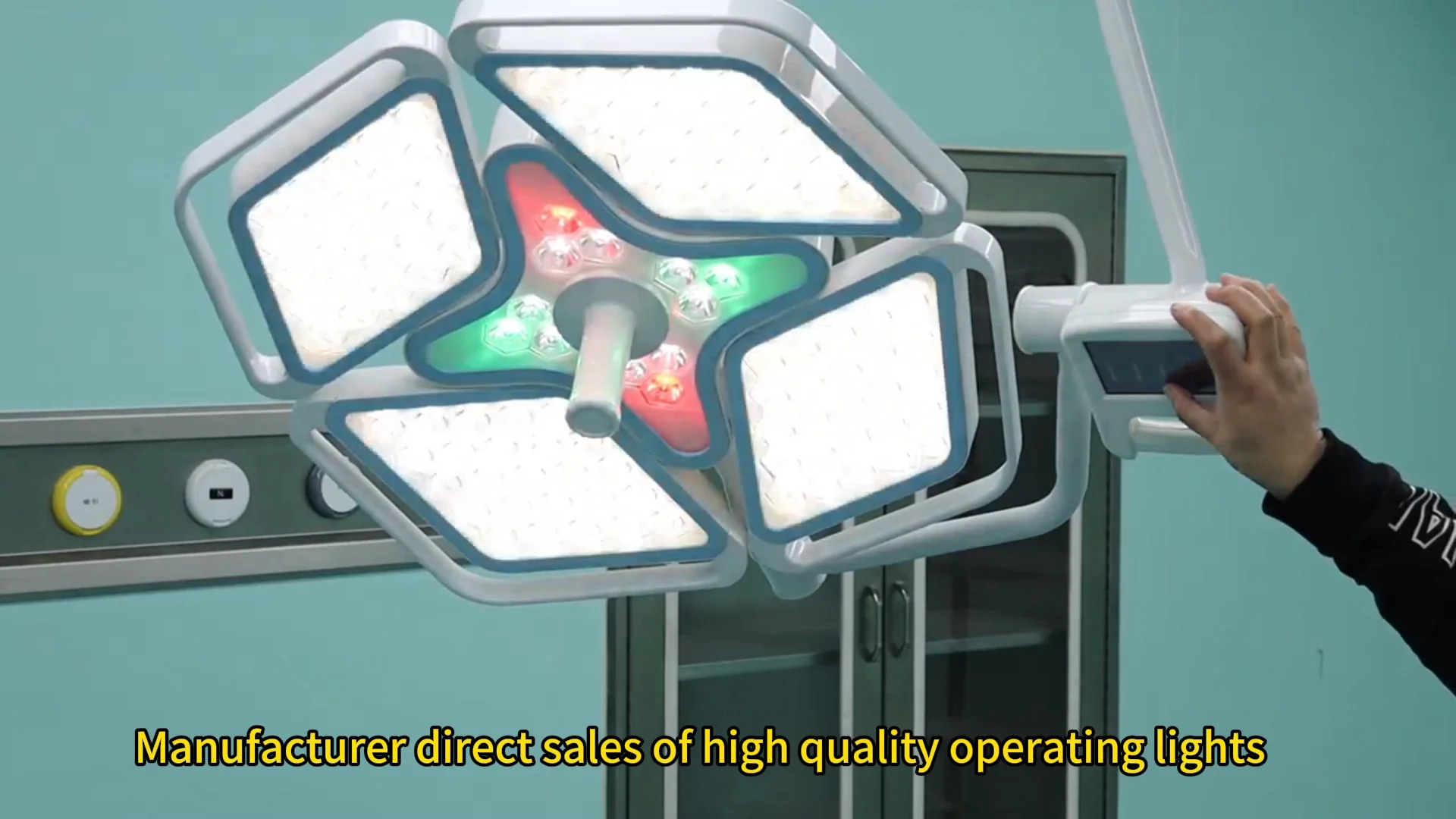 Medical Hospital Clinic Ceiling Single Arm Petal Led Shadowless ...