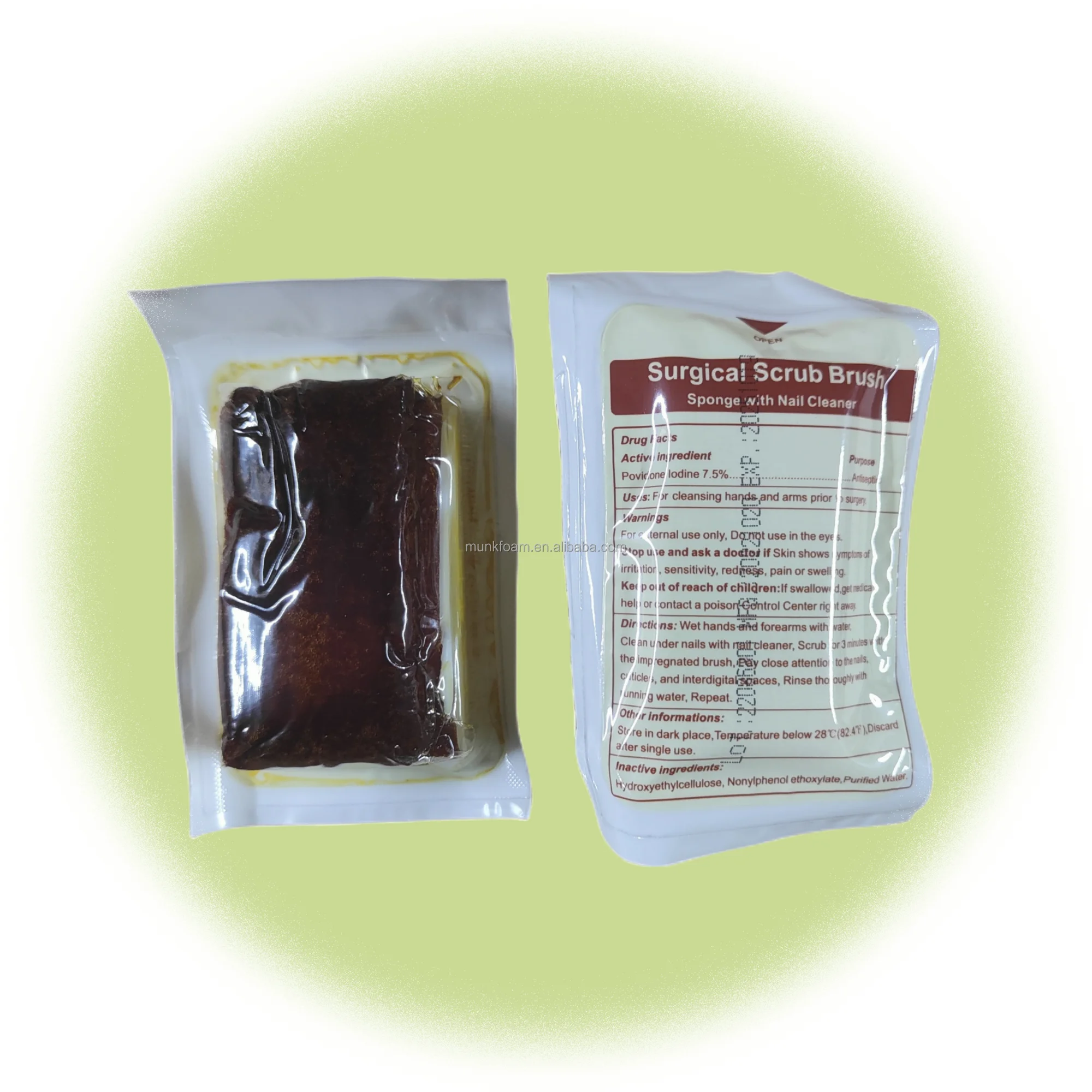 Manufacture Sterile Medical Hand Washing Brush Soft Sponge Surgical ...