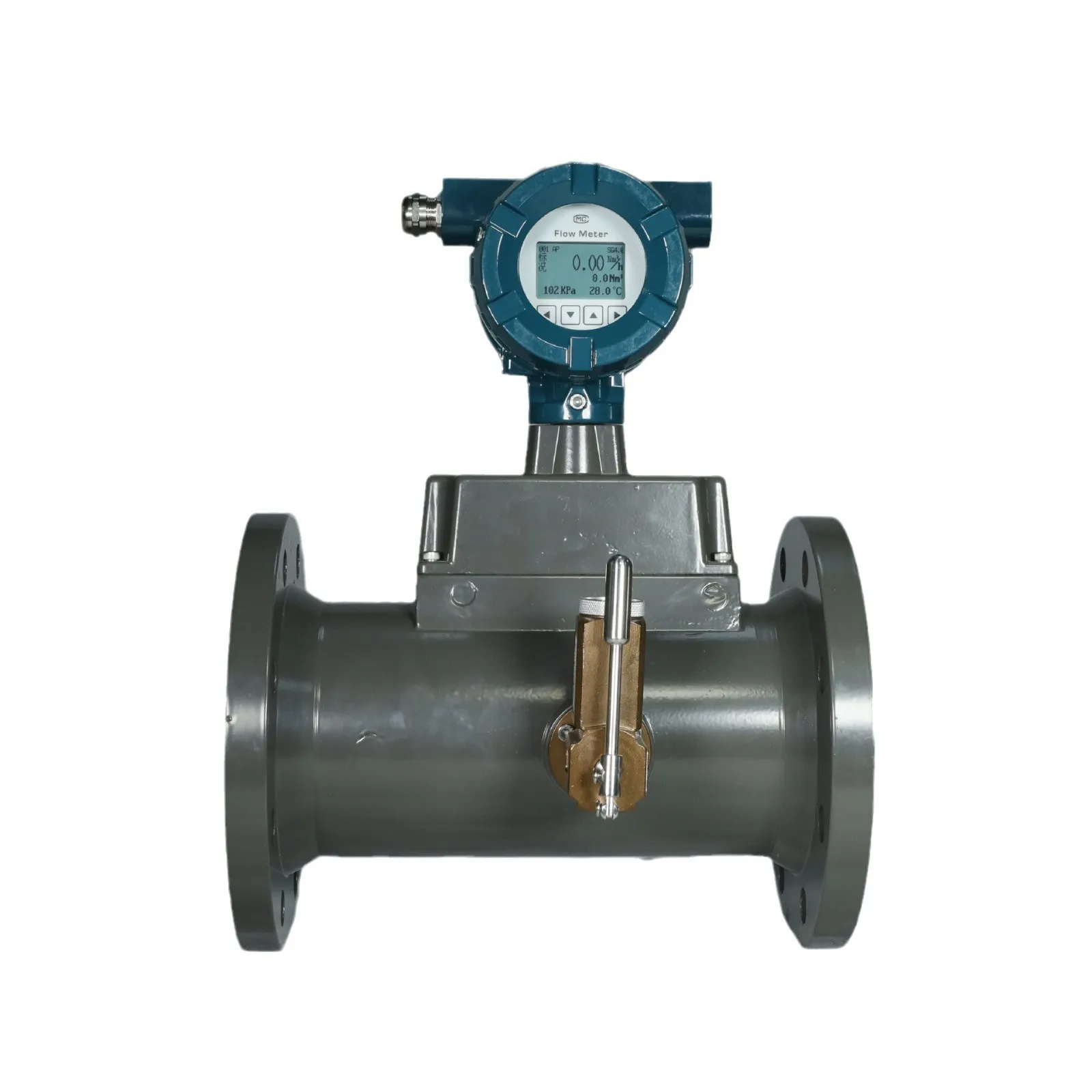 Gas Turbine Flowmeter, Natural Gas Turbine Flowmeter with Temperature and Pressure Compensation ...
