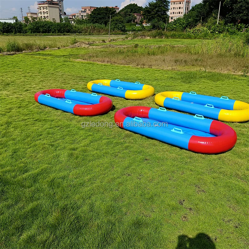 Outdoor Kids Game - Inflatable Curling Express Rink Floor