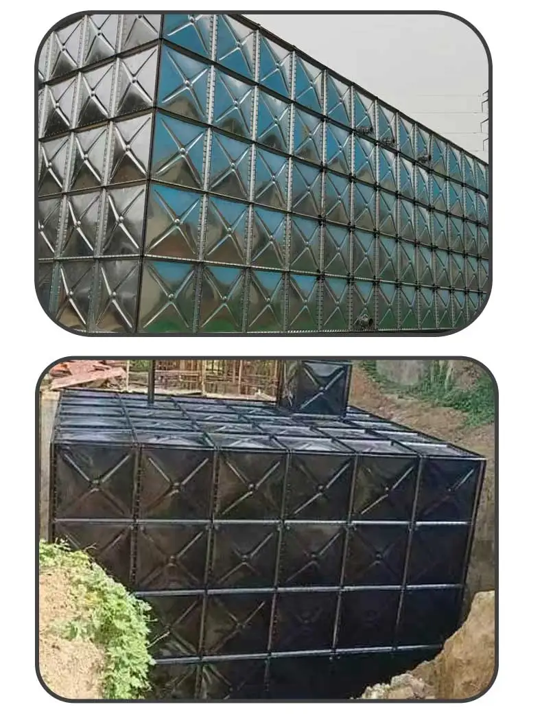 Factory Customization Frp Combined Water Tank Outdoor Reservoir Square ...