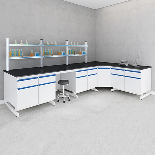 Lab072 Laboratory Benches With Storage Cabinets Chemical Resistance ...