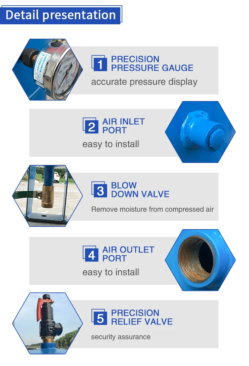8-16bar Compressed Air Tanks - Reliable Storage Solutions