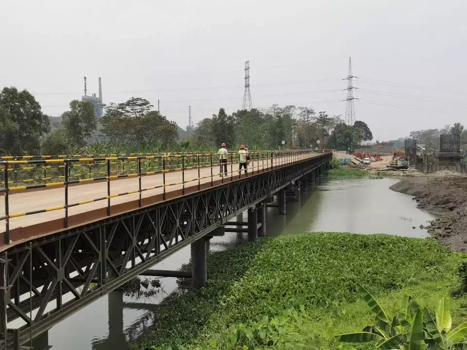 Prefabricated Steel Bridge Formwork Customized Steel Universal Bailey ...