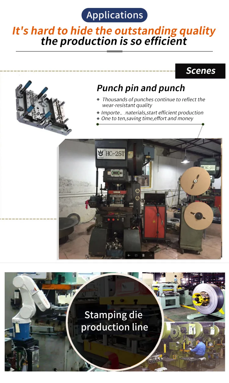 Thick Positioning Guide - Six Piercing Standard Punch Pins