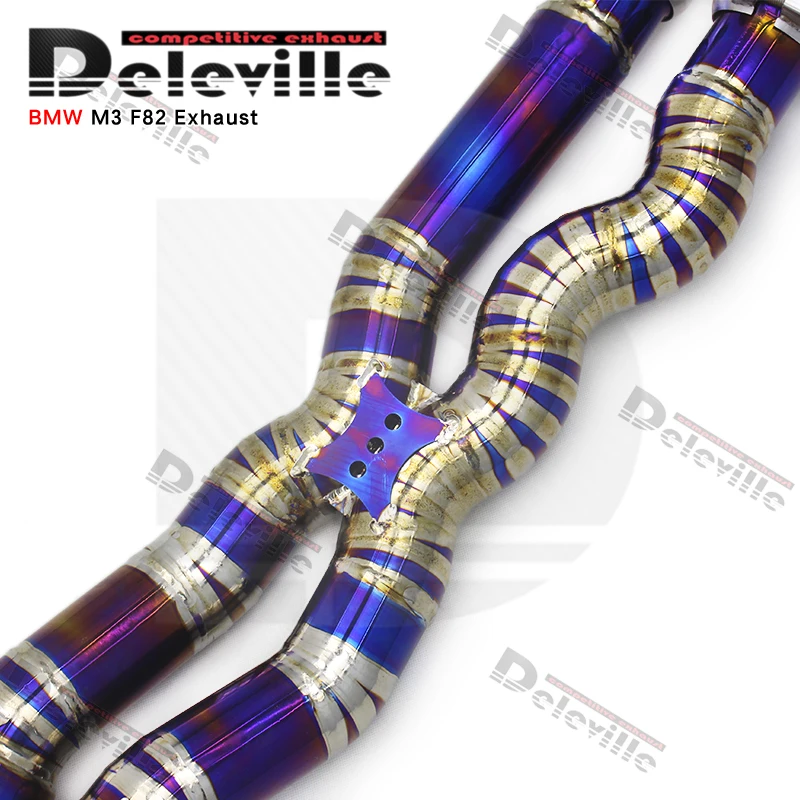 Performance Midpipe For Bmw M3/m4 F80 F82 F83 S55 Titanium Valve ...