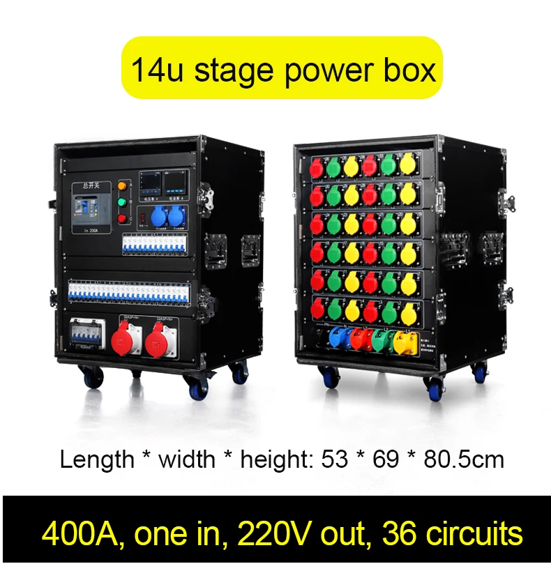 Rack-mounted Power Box Stage Performance With Leakage Protection Switch ...