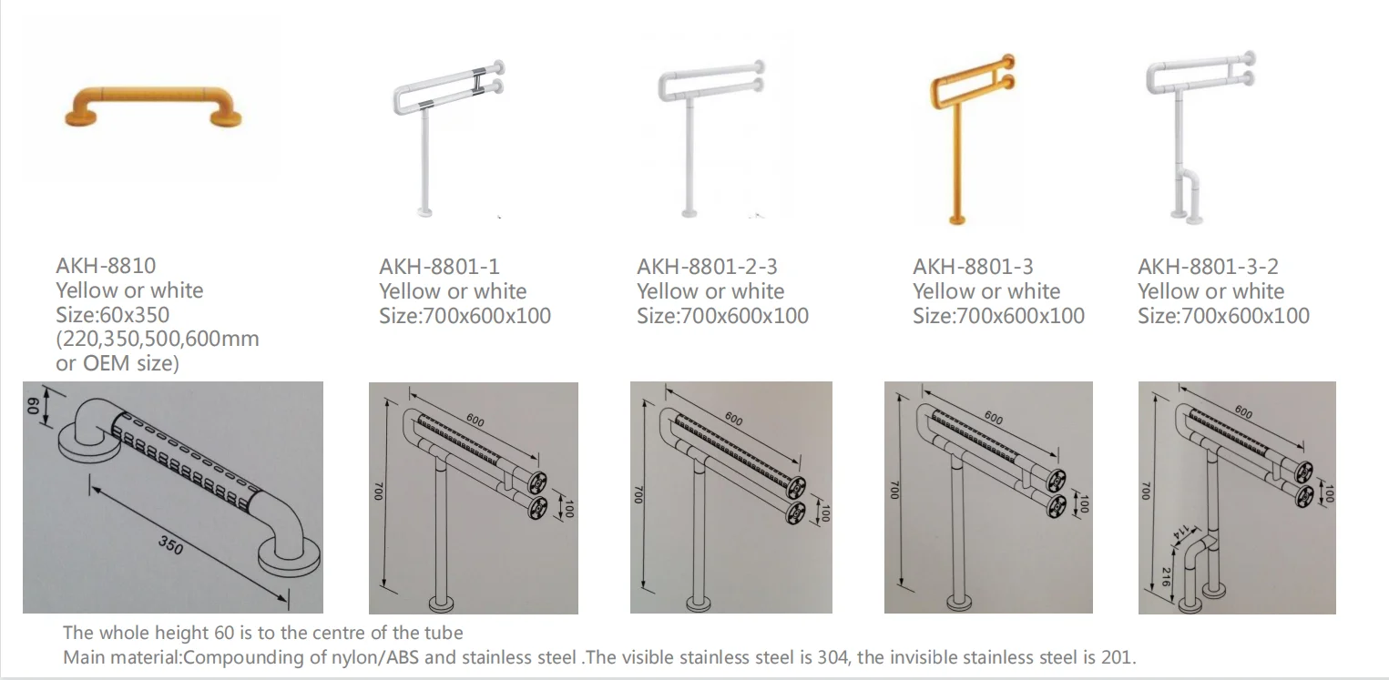 Custom Made Plastic Surface Stainless Steel 304 Pipe Nonslip U Shape ...