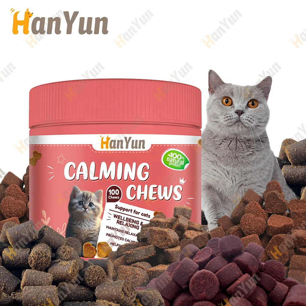 Calming chews for Cats-Helps Reduce Stress and Cat Anxiety Relief ...